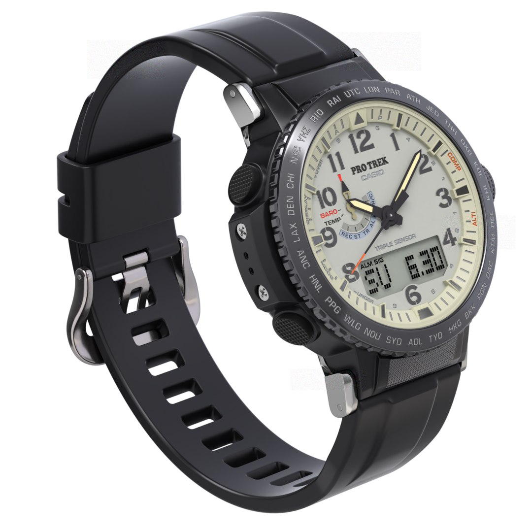 3D casio sport watch - TurboSquid 1613313