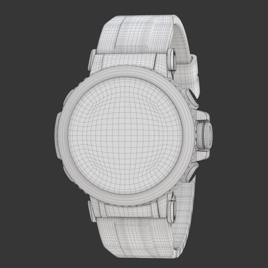 3D casio sport watch - TurboSquid 1613313