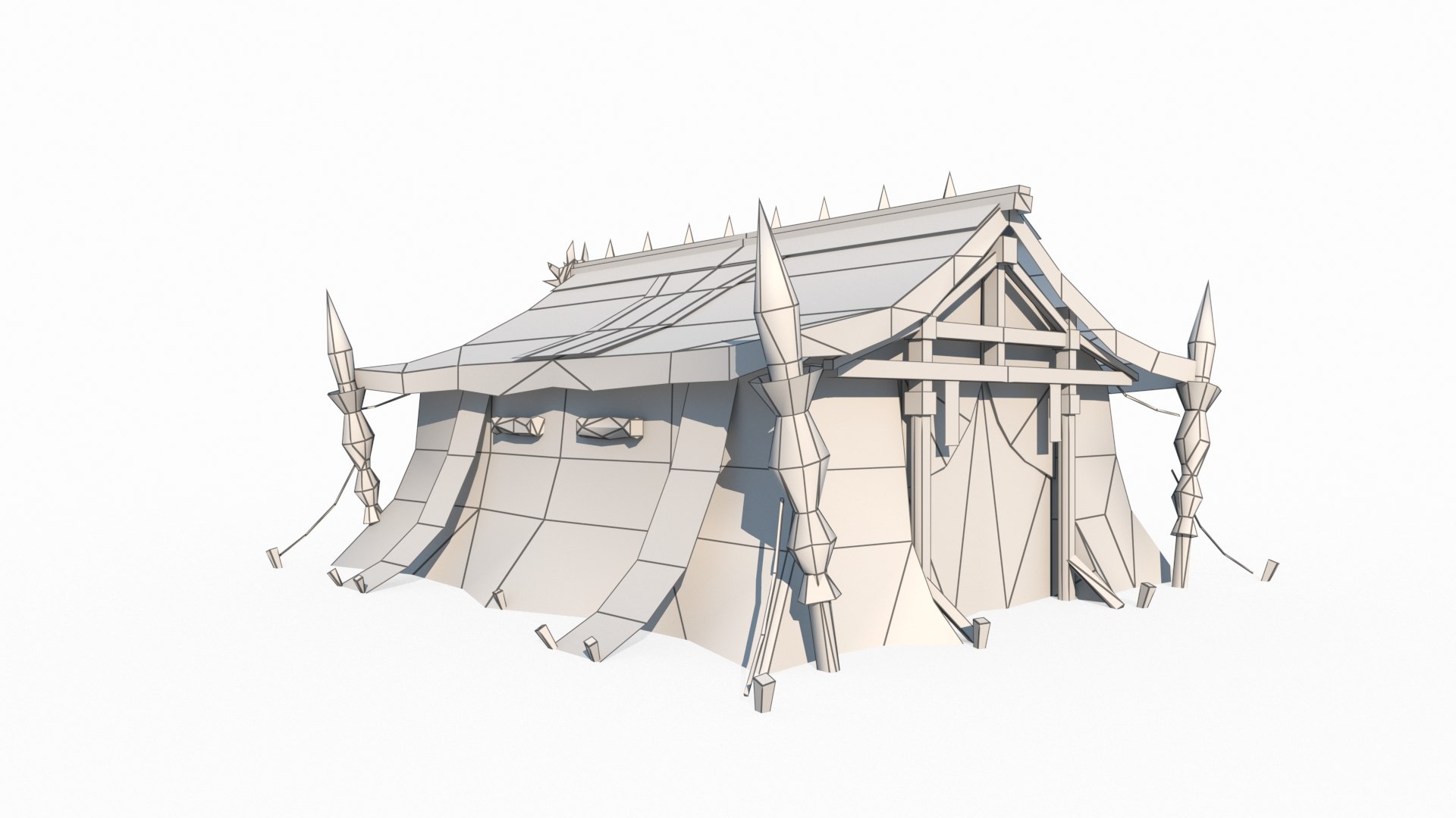 3D Ancient Marching Tents - TurboSquid 2074003