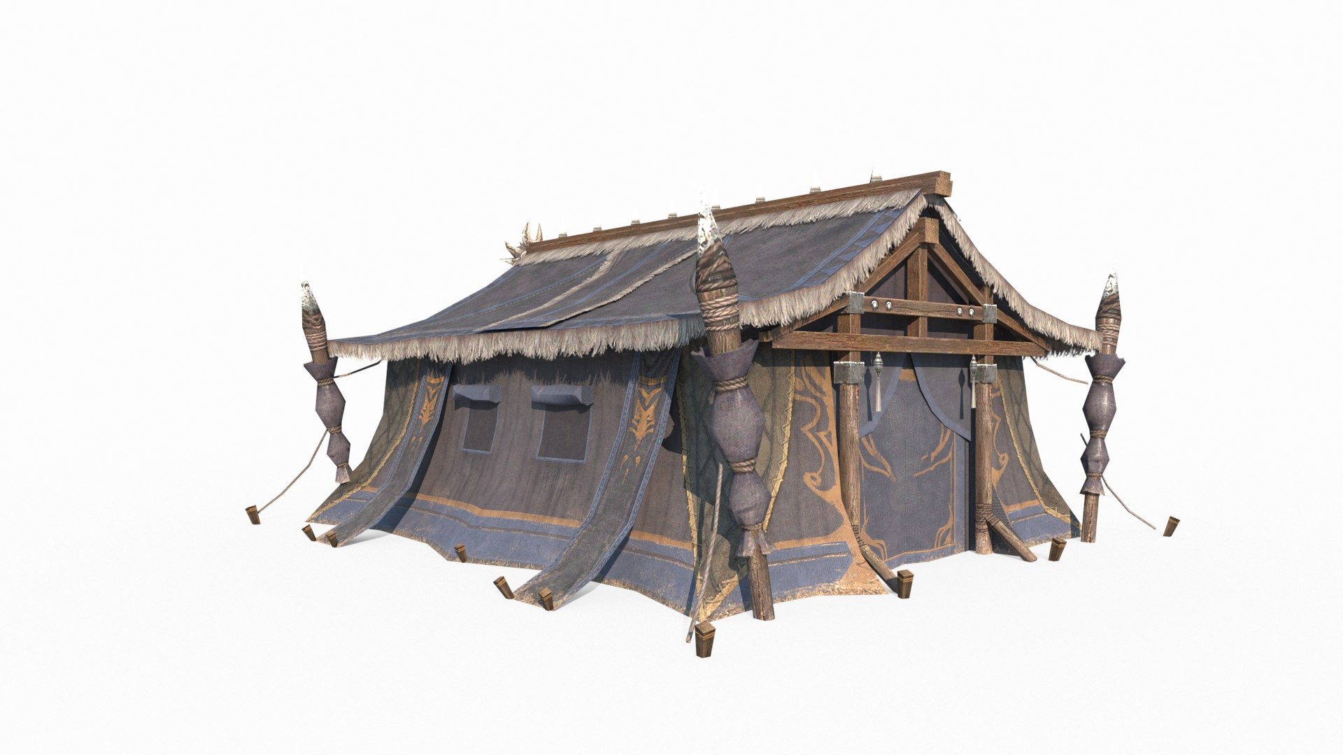 3D Ancient Marching Tents - TurboSquid 2074003