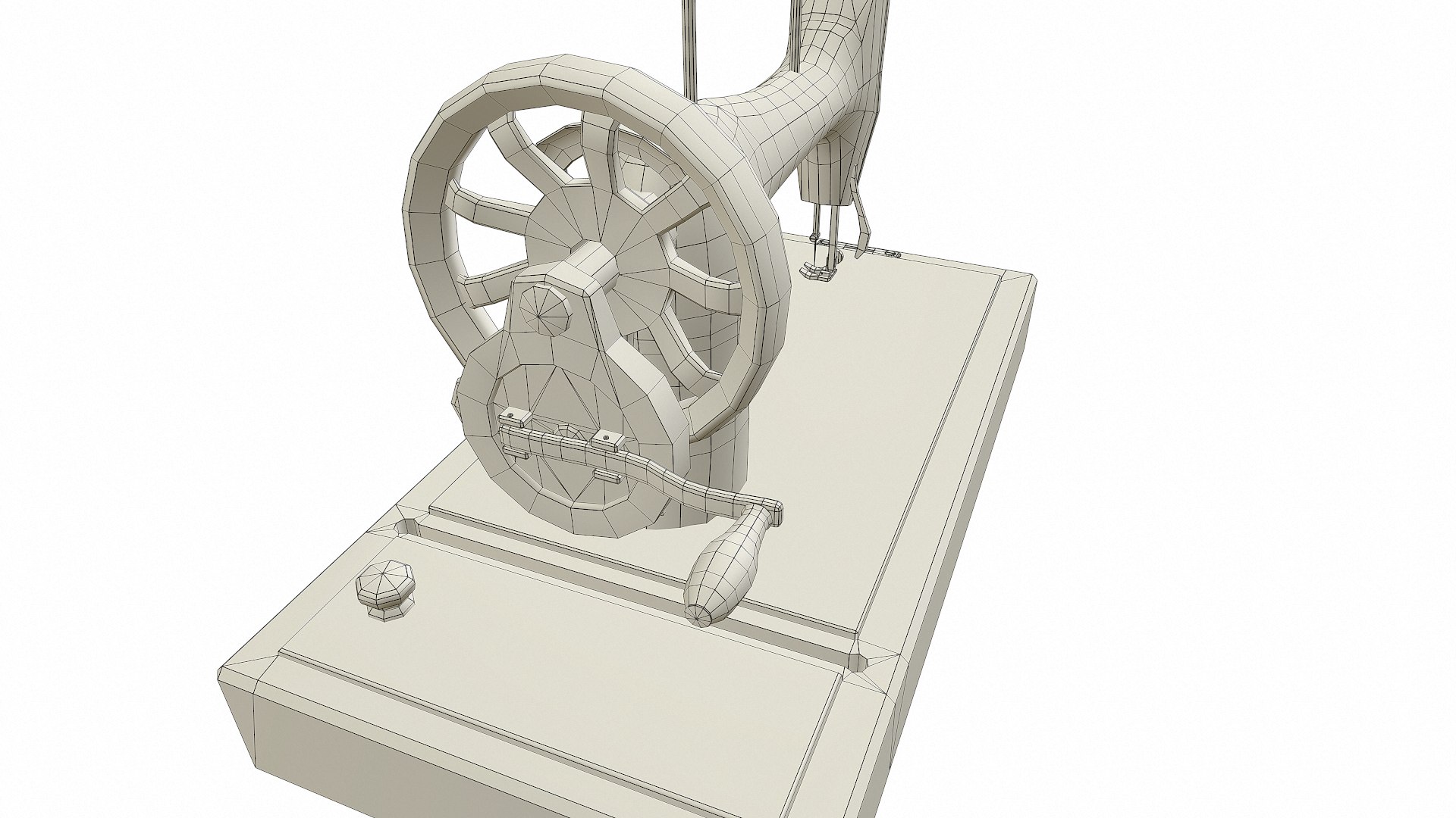 3D Sewing Machine Singer - TurboSquid 1397461