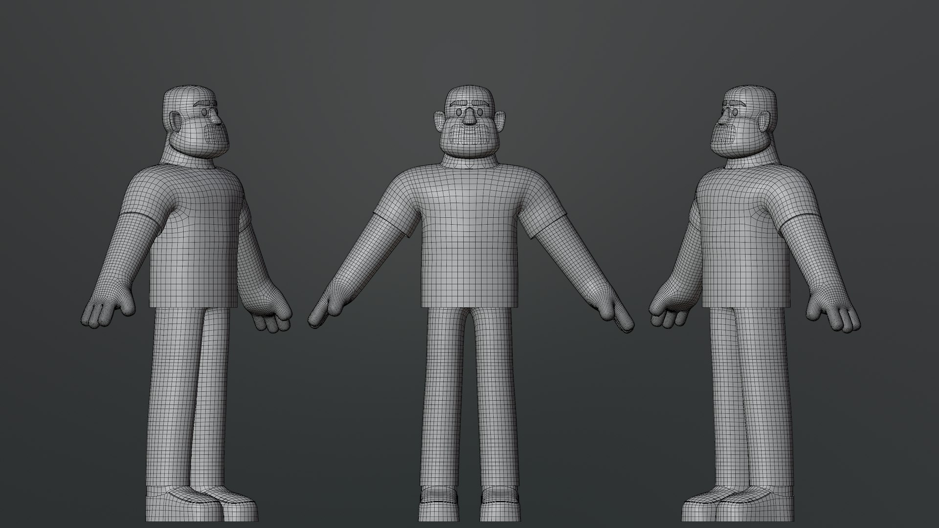 Minimal Man Character Model - TurboSquid 2284343