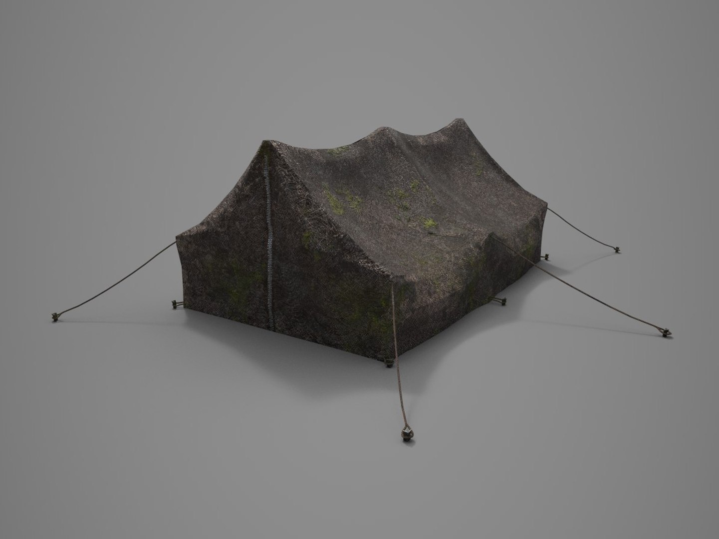 3D tent camp model - TurboSquid 1673353