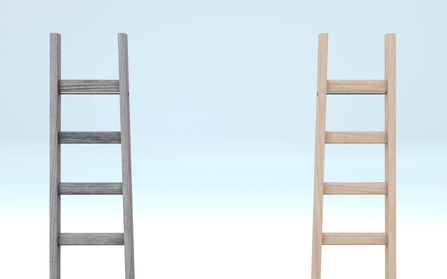 3D Wooden Ladder - TurboSquid 1833764