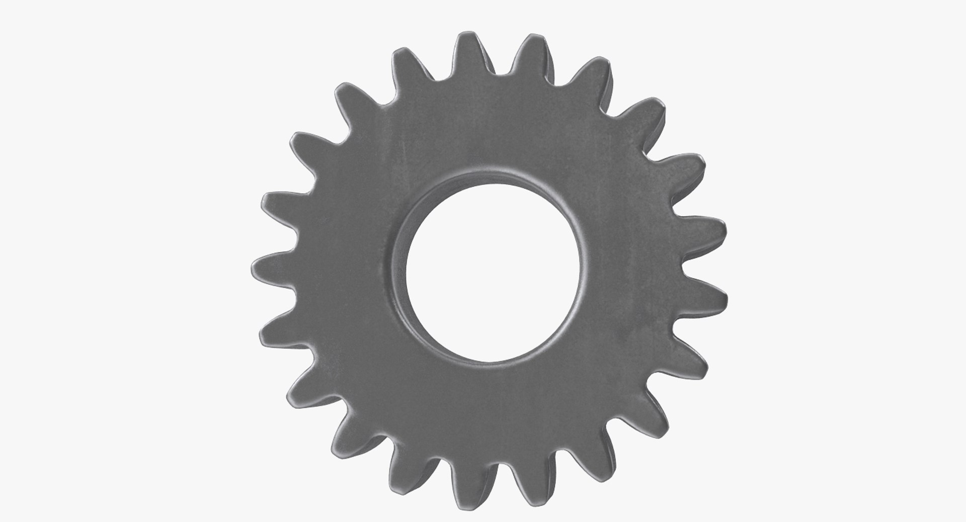 Spur Gear 21 Teeth Model - TurboSquid 1322923