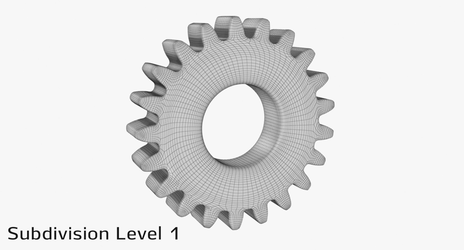 Spur Gear 21 Teeth Model - TurboSquid 1322923