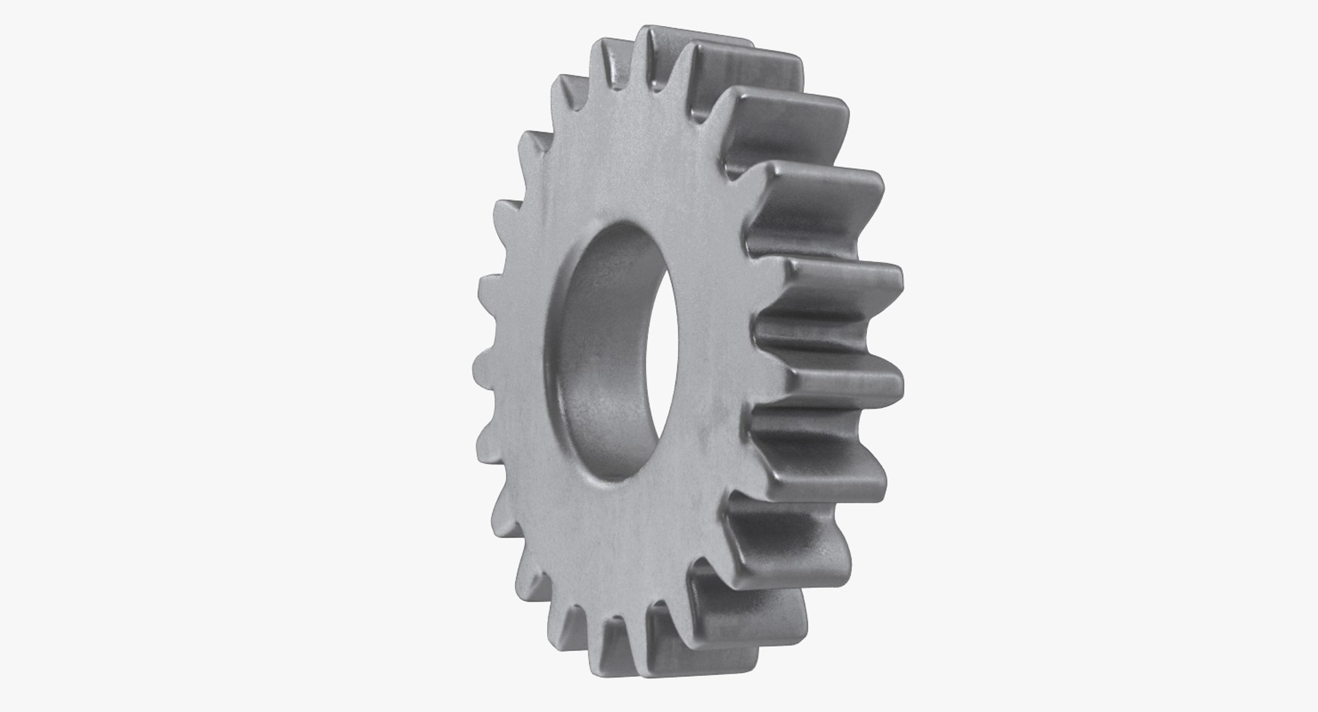 Spur Gear 21 Teeth Model - TurboSquid 1322923