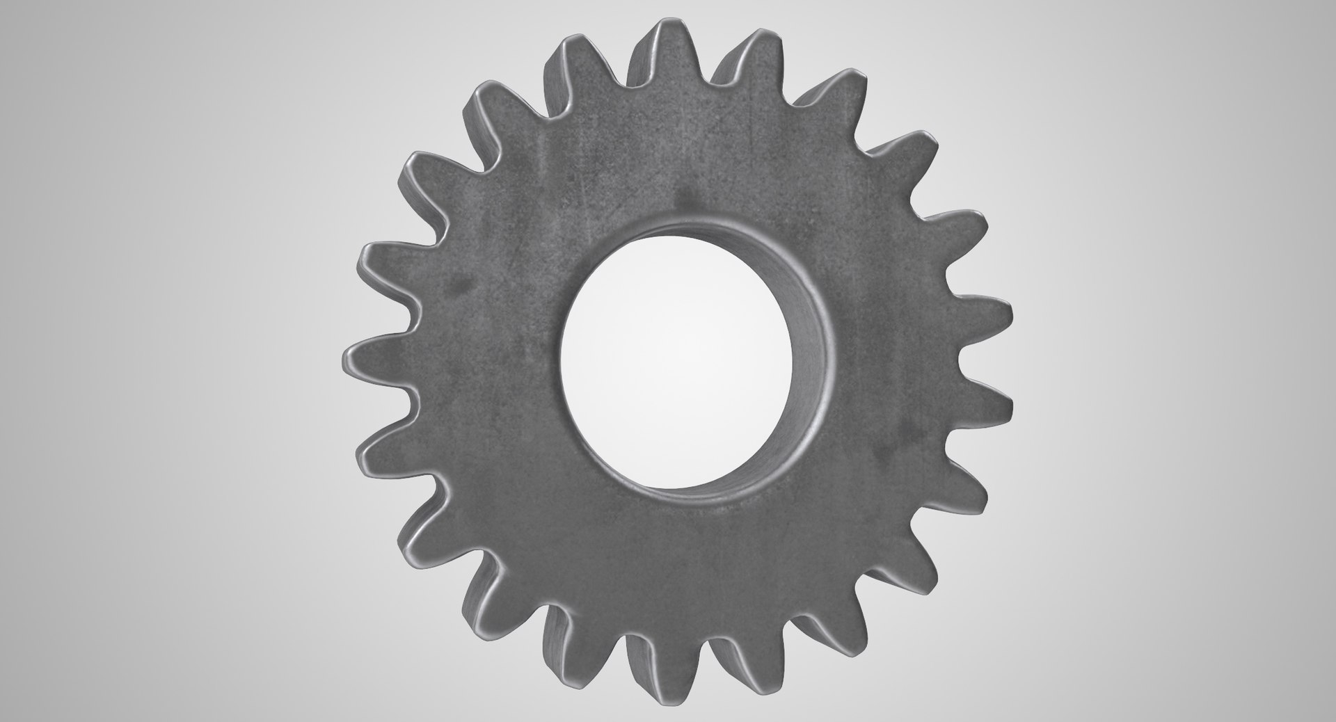 Spur Gear 21 Teeth Model - TurboSquid 1322923