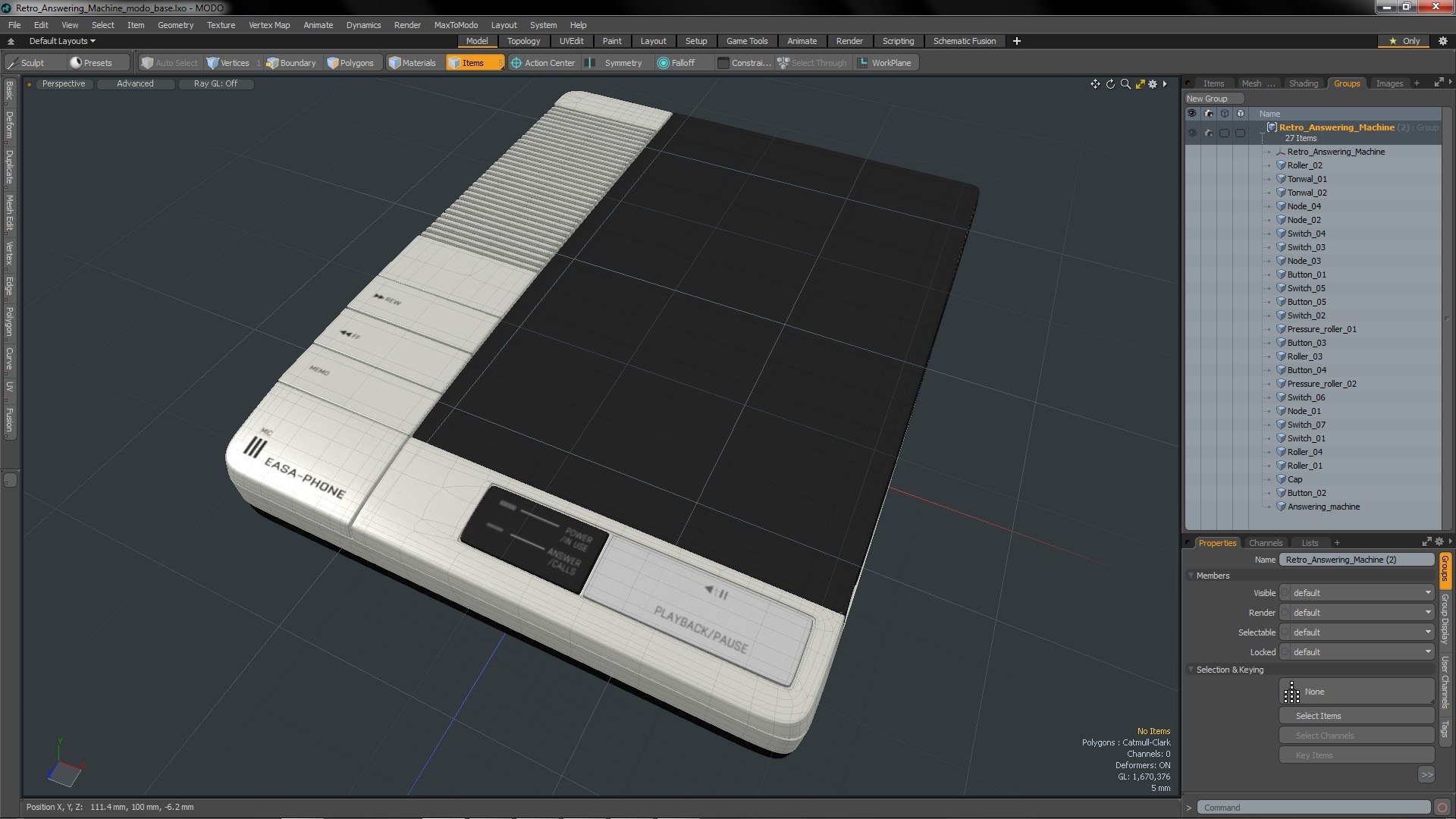 3D Model Retro Answering Machine - TurboSquid 1914872
