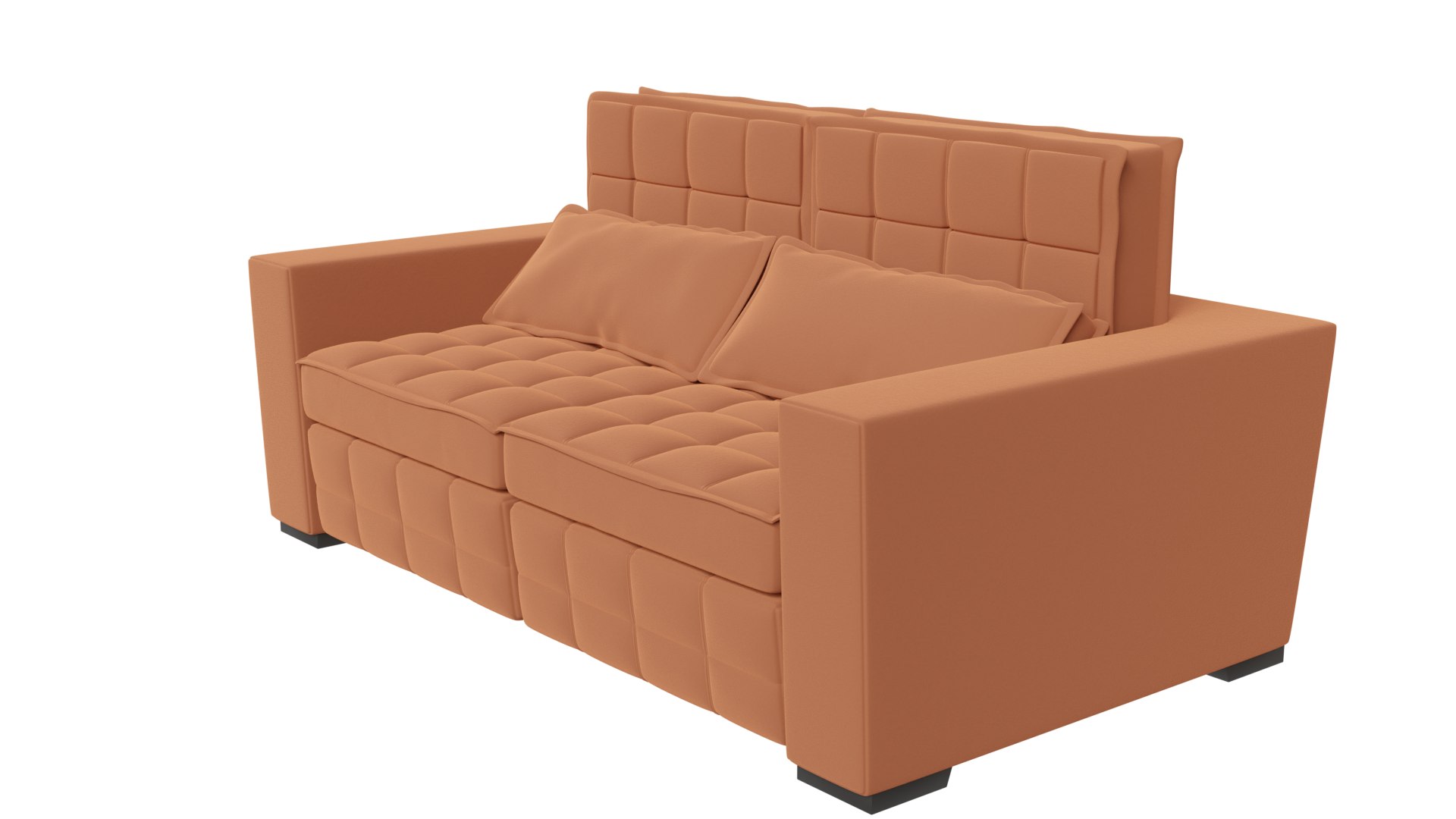 3D model retractable sofa with animation closing - TurboSquid 2092322