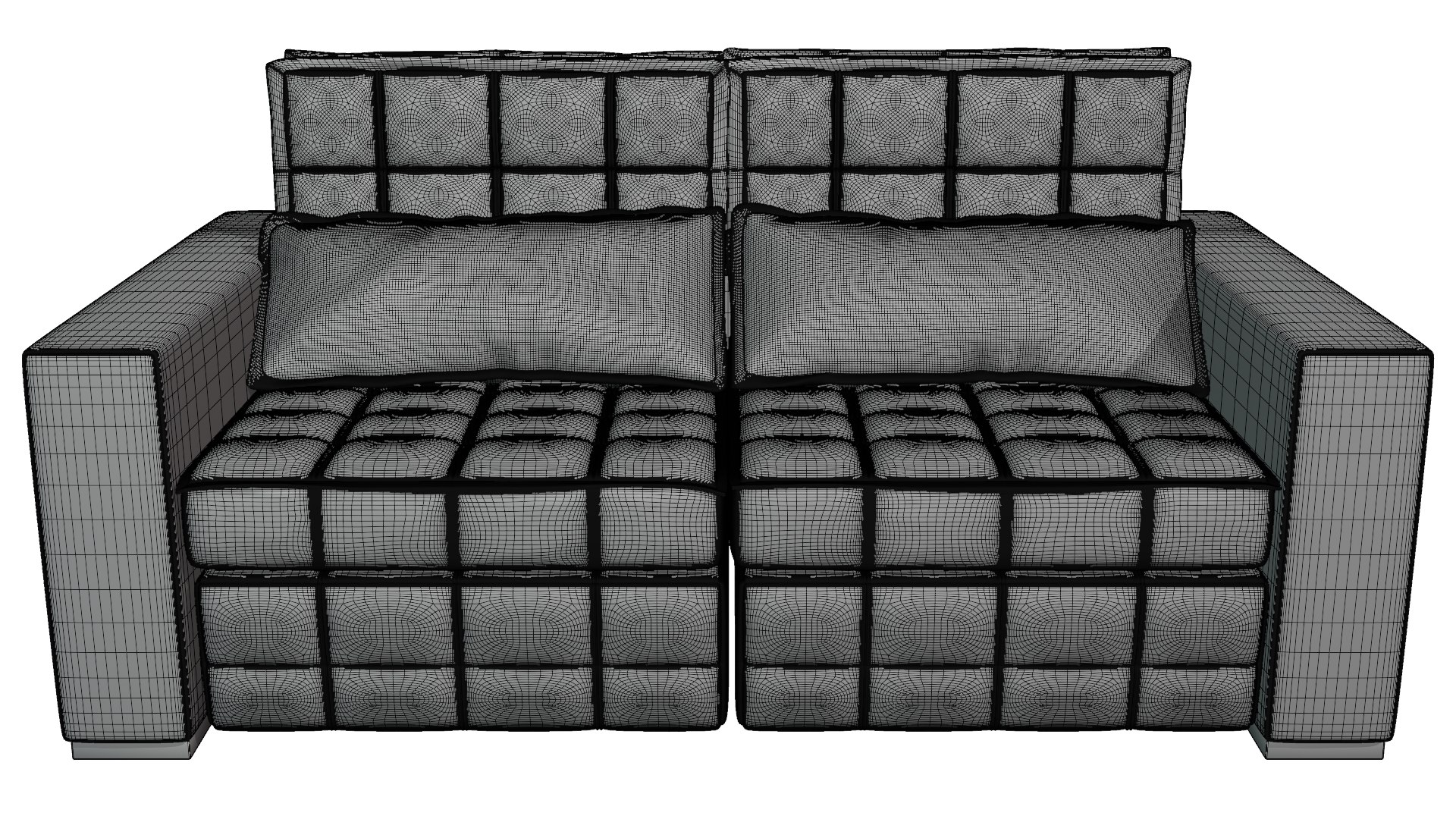 3D Model Retractable Sofa With Animation Closing - TurboSquid 2092322