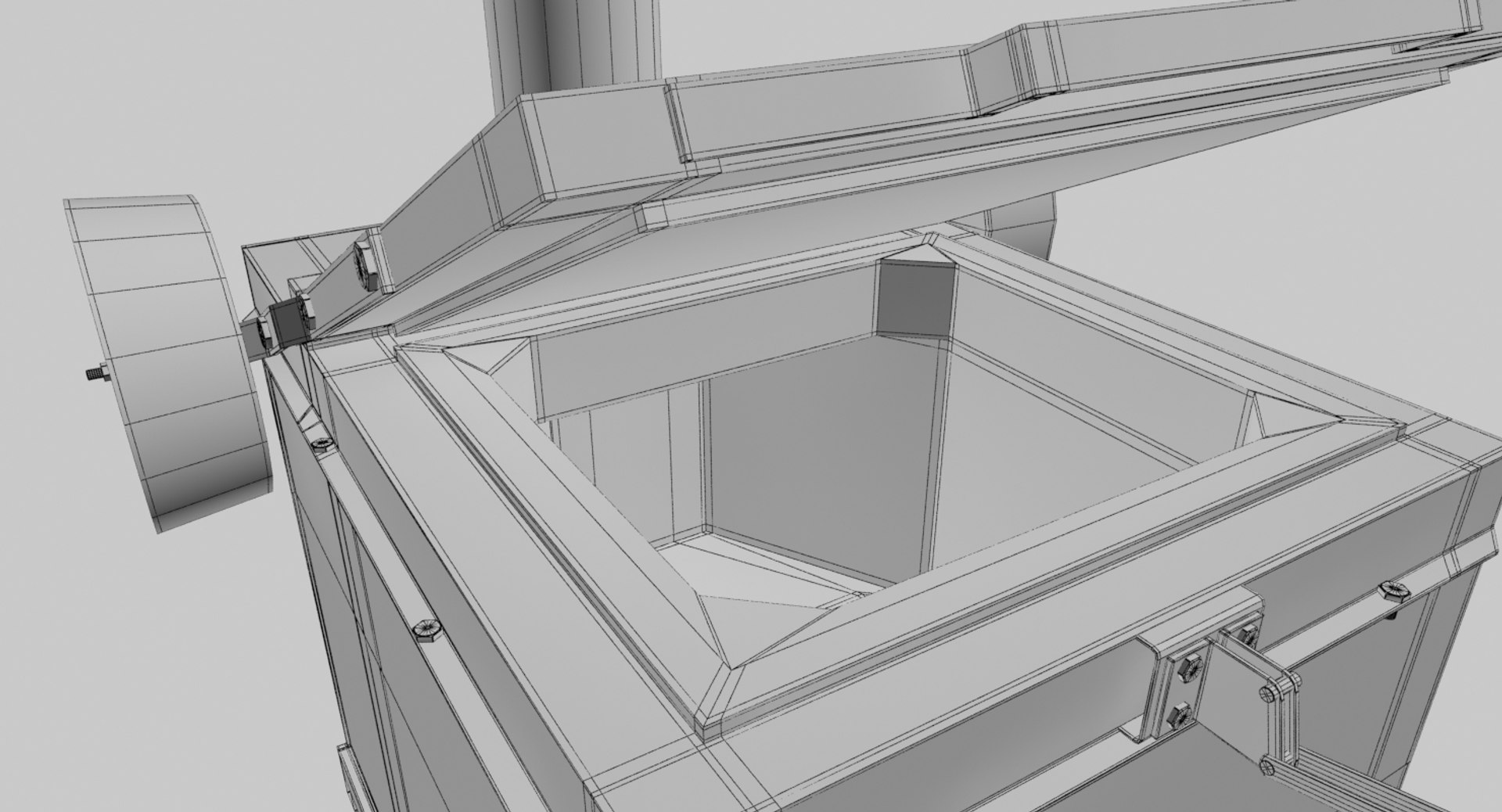 waste incineration 3d model