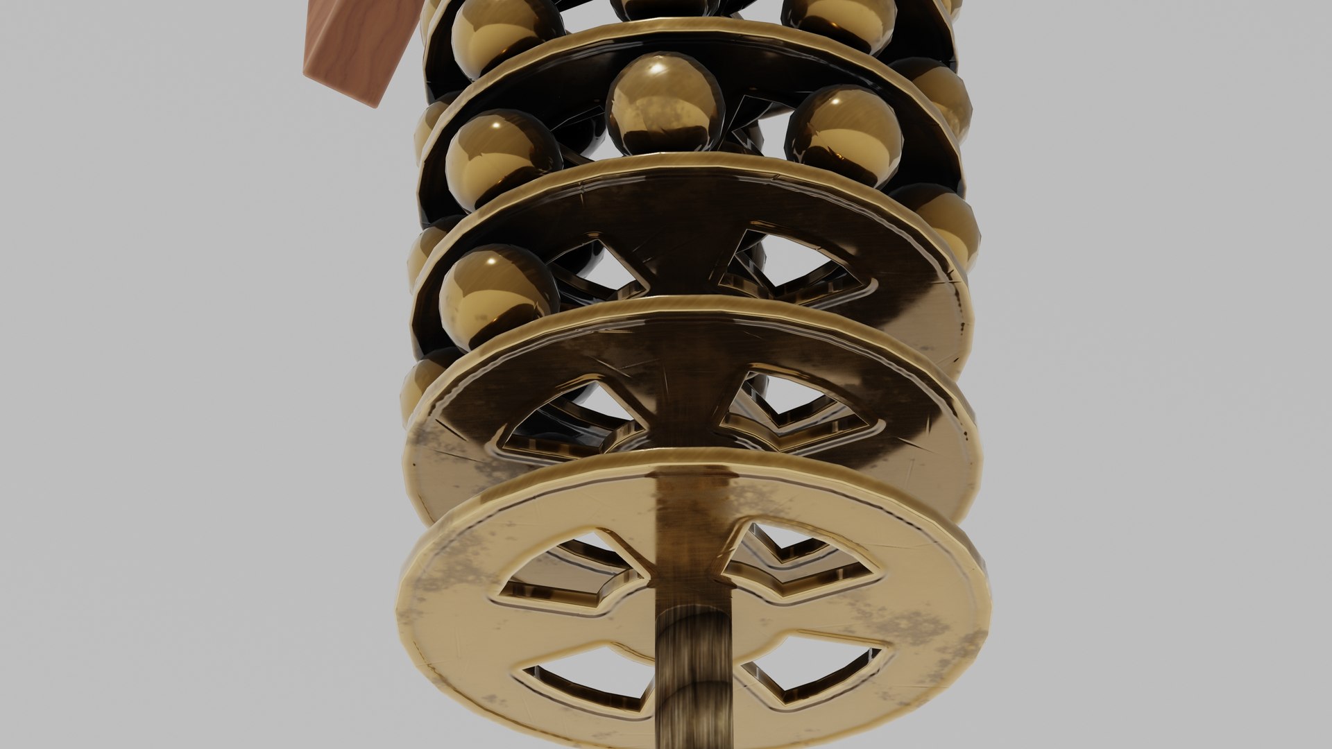 3D Japanese Furniture Kit - Wall chime with rope - TurboSquid 1946419