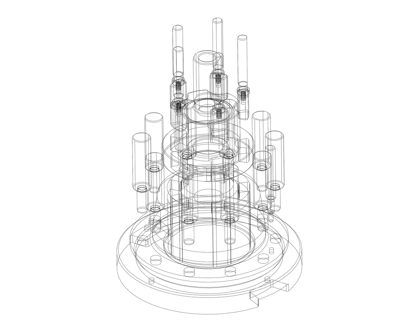 3D Hole Position Checking Gauges of Differential Case - TurboSquid 2176742