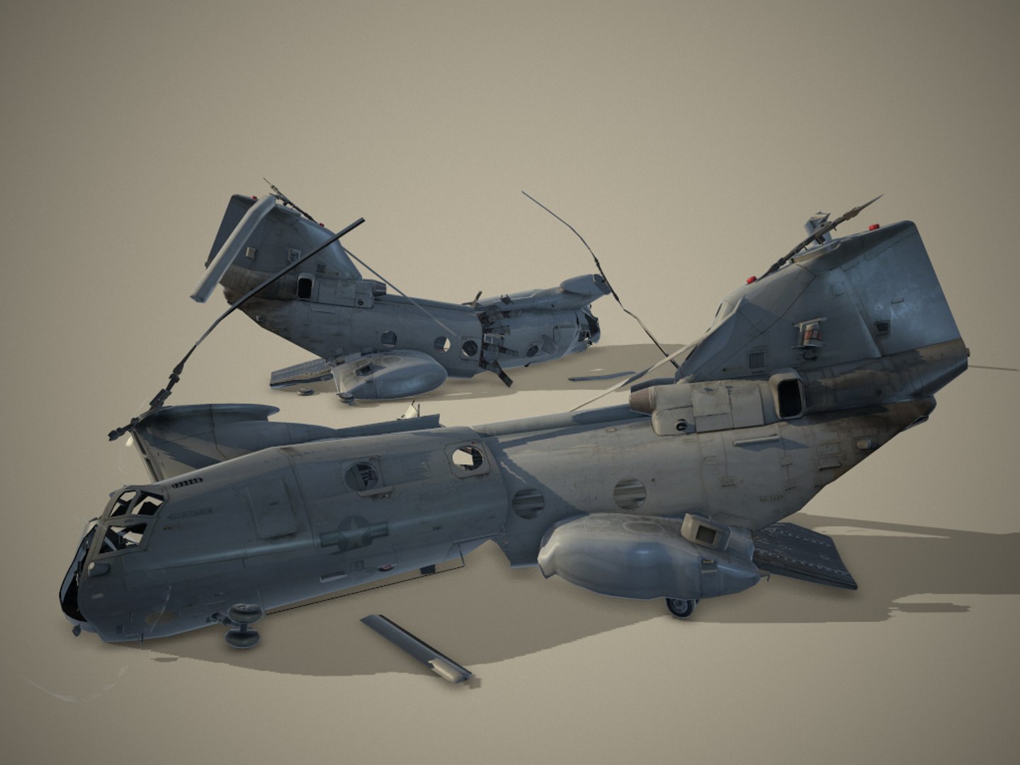 Pack Wrecked Cars Low-poly 3D Model - TurboSquid 1712807
