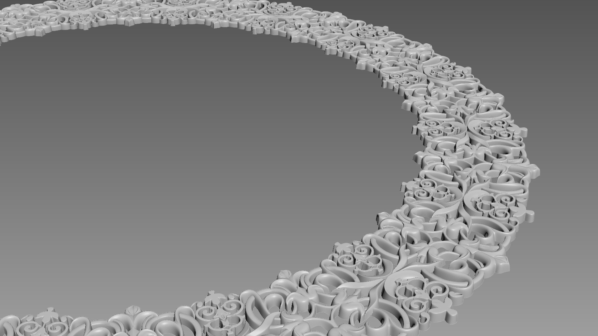 3D Round Rosette - TurboSquid 2131934