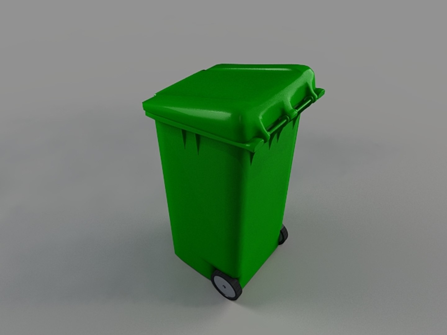 3d Obj Bin Recycling Container