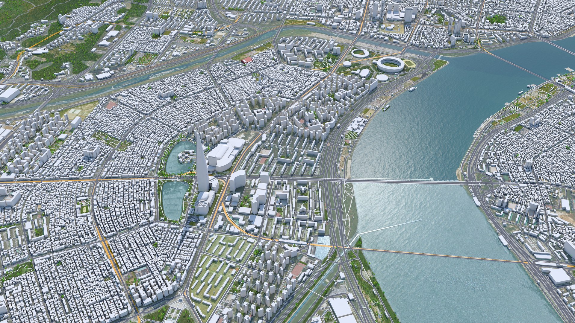 Gangnam District Seoul South Korea 3D Model - TurboSquid 1989775