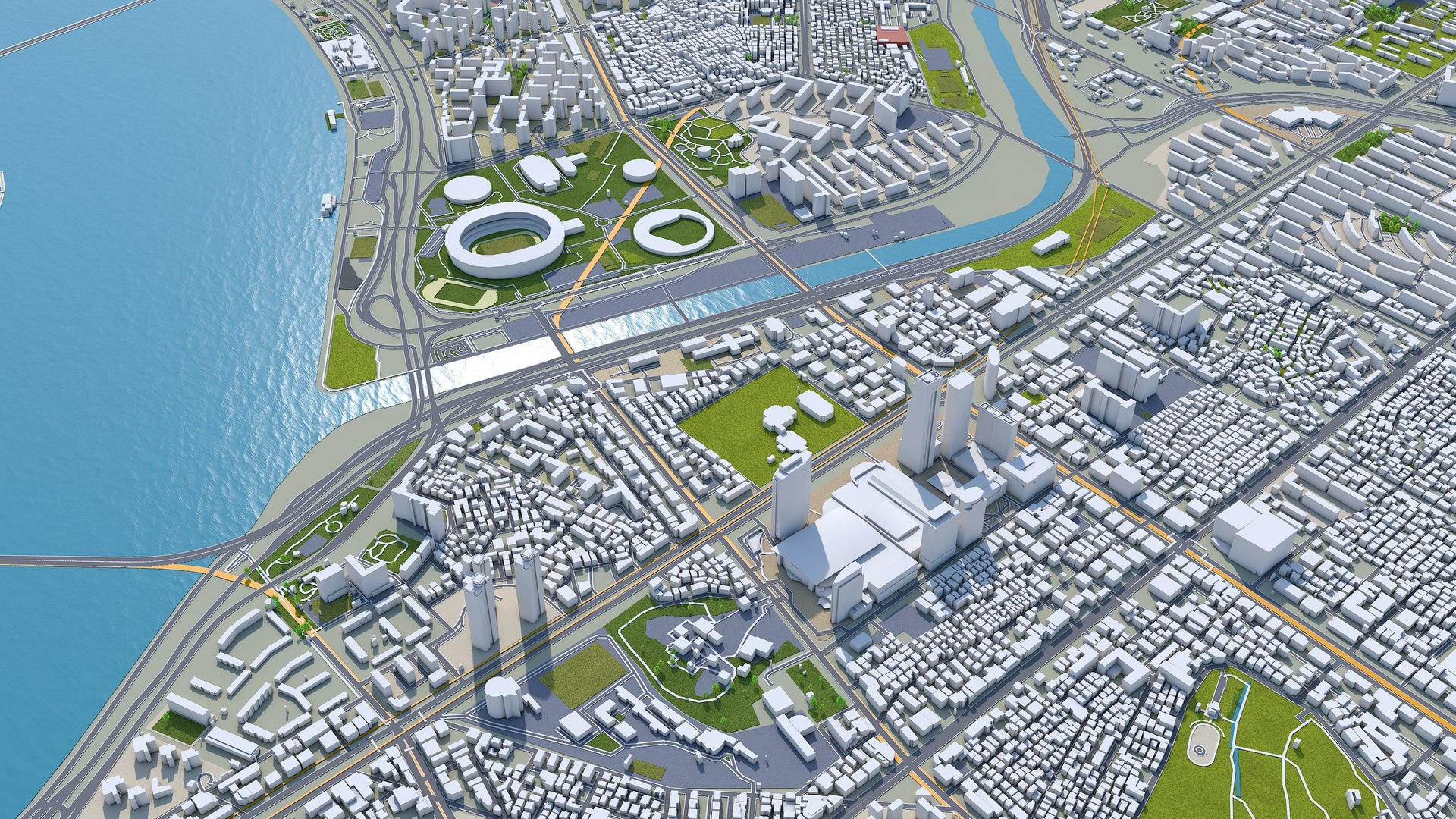 Gangnam District Seoul South Korea 3D Model - TurboSquid 1989775