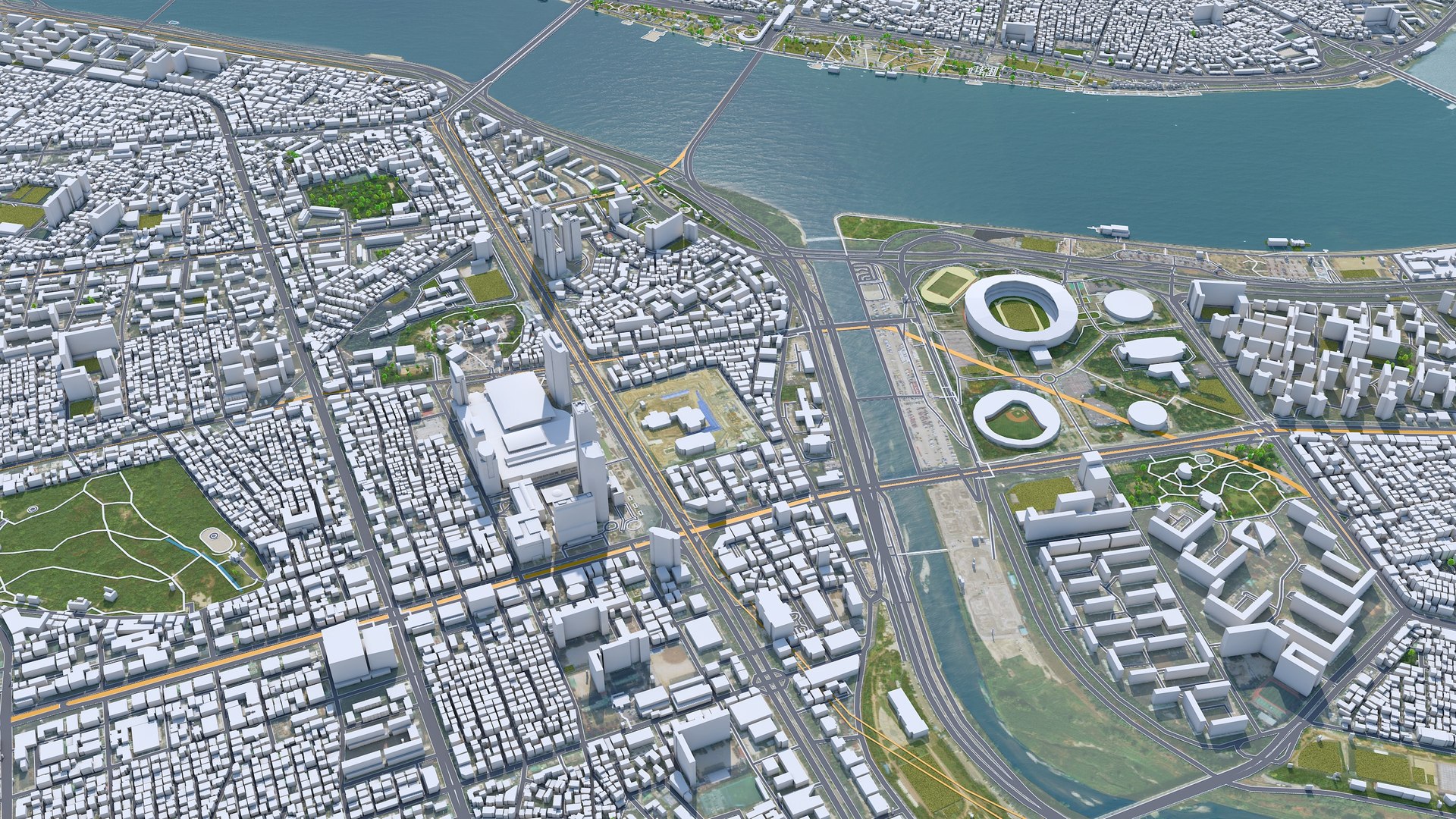 Gangnam District Seoul South Korea 3D Model - TurboSquid 1989775