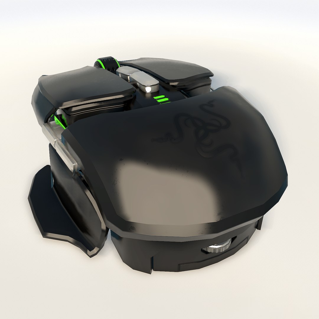 Razer Ouroboros Mouse 3D Model - TurboSquid 1153130