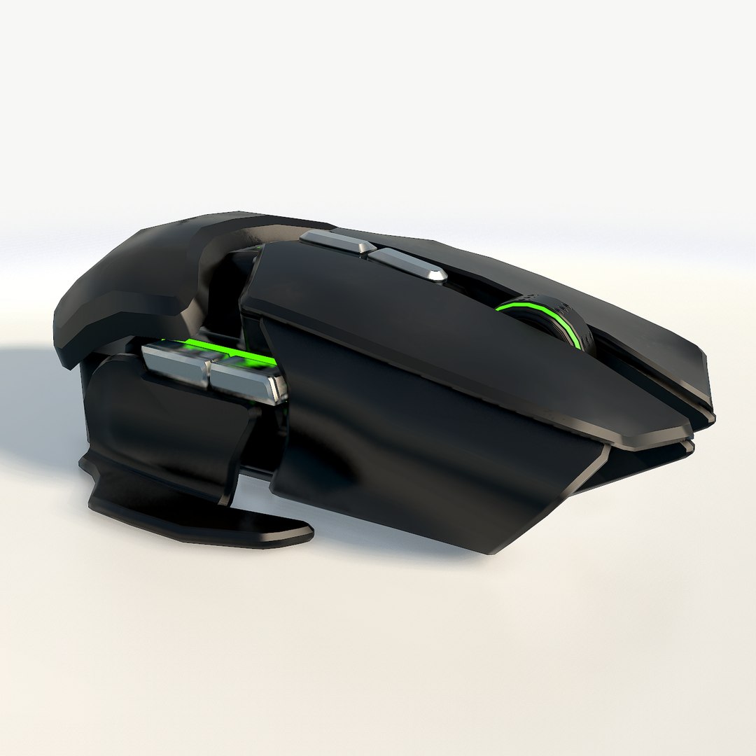 Razer Ouroboros Mouse 3D Model - TurboSquid 1153130