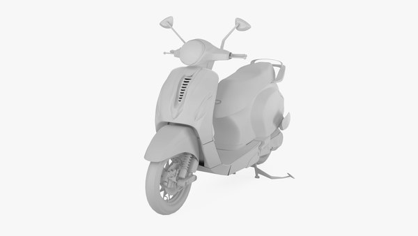 3D chetak electric scooter model - TurboSquid 1472714