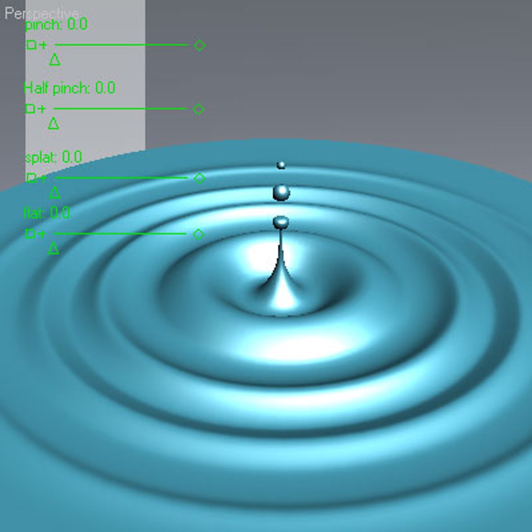 Drop Water Waterdrop 3d Model