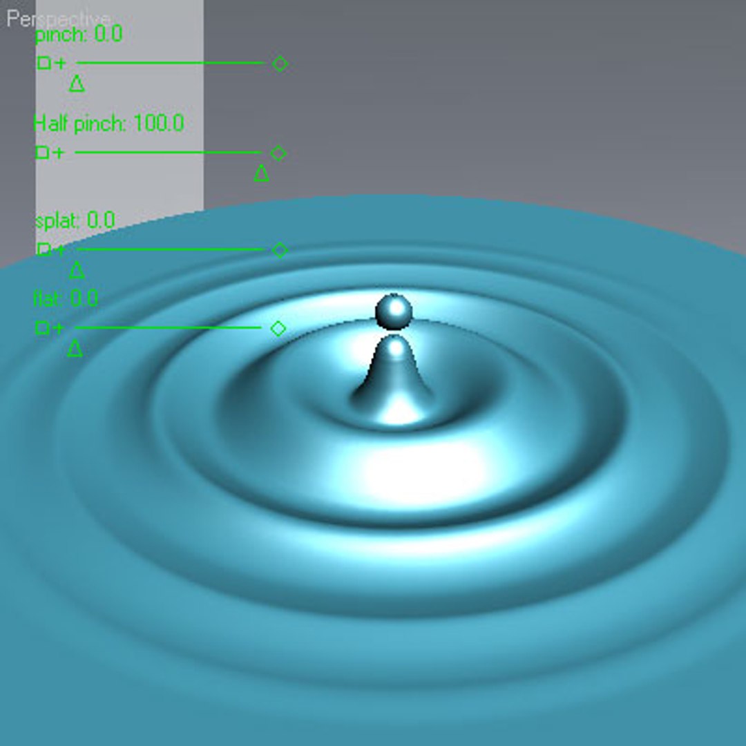 Drop Water Waterdrop 3d Model