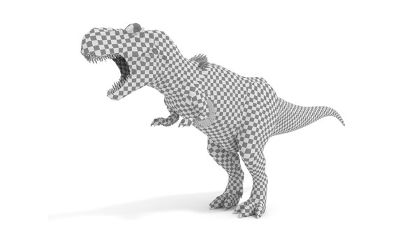 Tyrannosaurus rex fur rigged model - TurboSquid 1574561