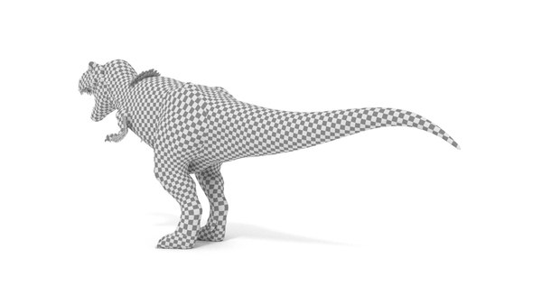 Tyrannosaurus rex fur rigged model - TurboSquid 1574561