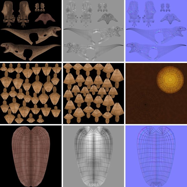 Tyrannosaurus rex fur rigged model - TurboSquid 1574561