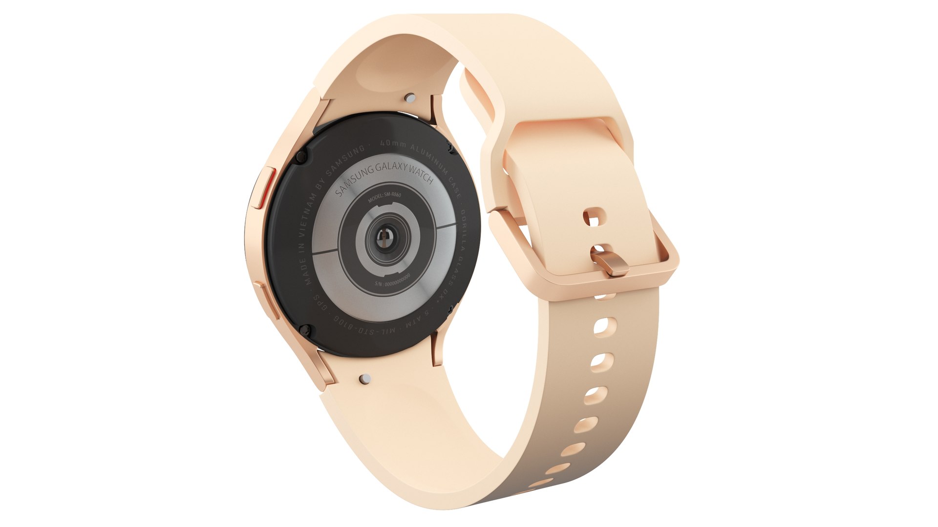 Samsung Galaxy Watch 4 Pink Model - TurboSquid 1874687