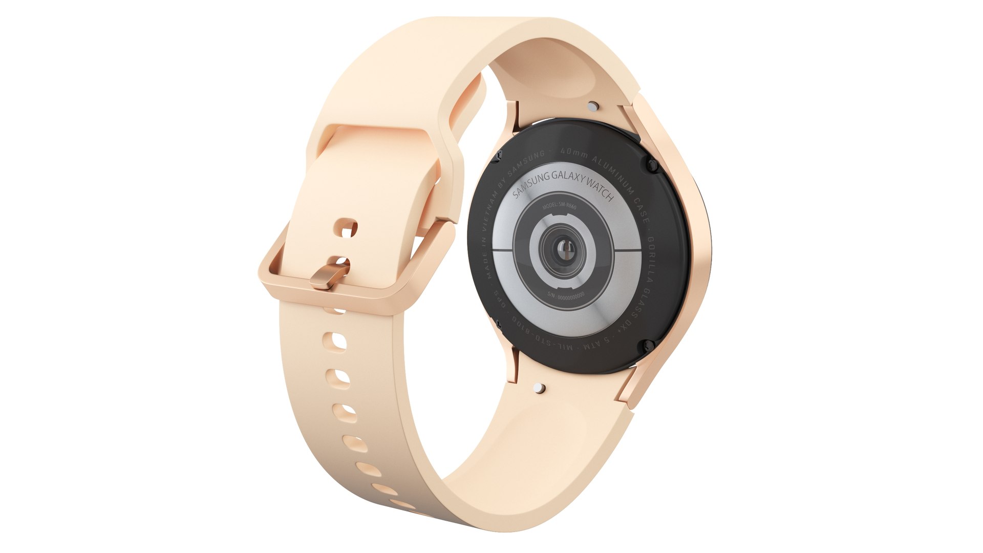 Samsung Galaxy Watch 4 Pink Model - TurboSquid 1874687