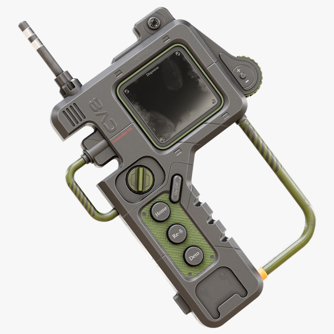 Sci-fi Controller V8 PBR 3D Model - TurboSquid 2135448