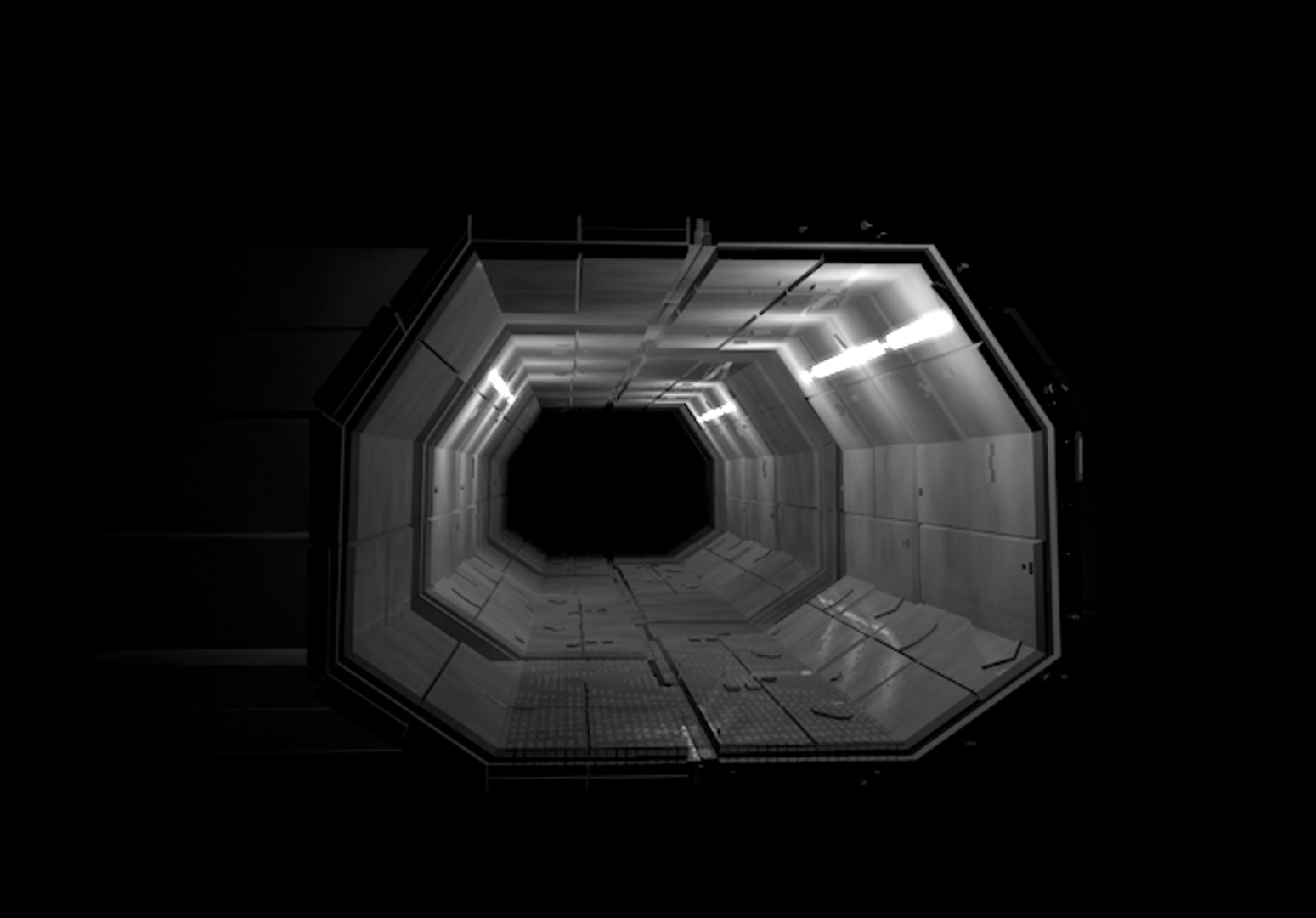 3d Model Of Starship Corridor