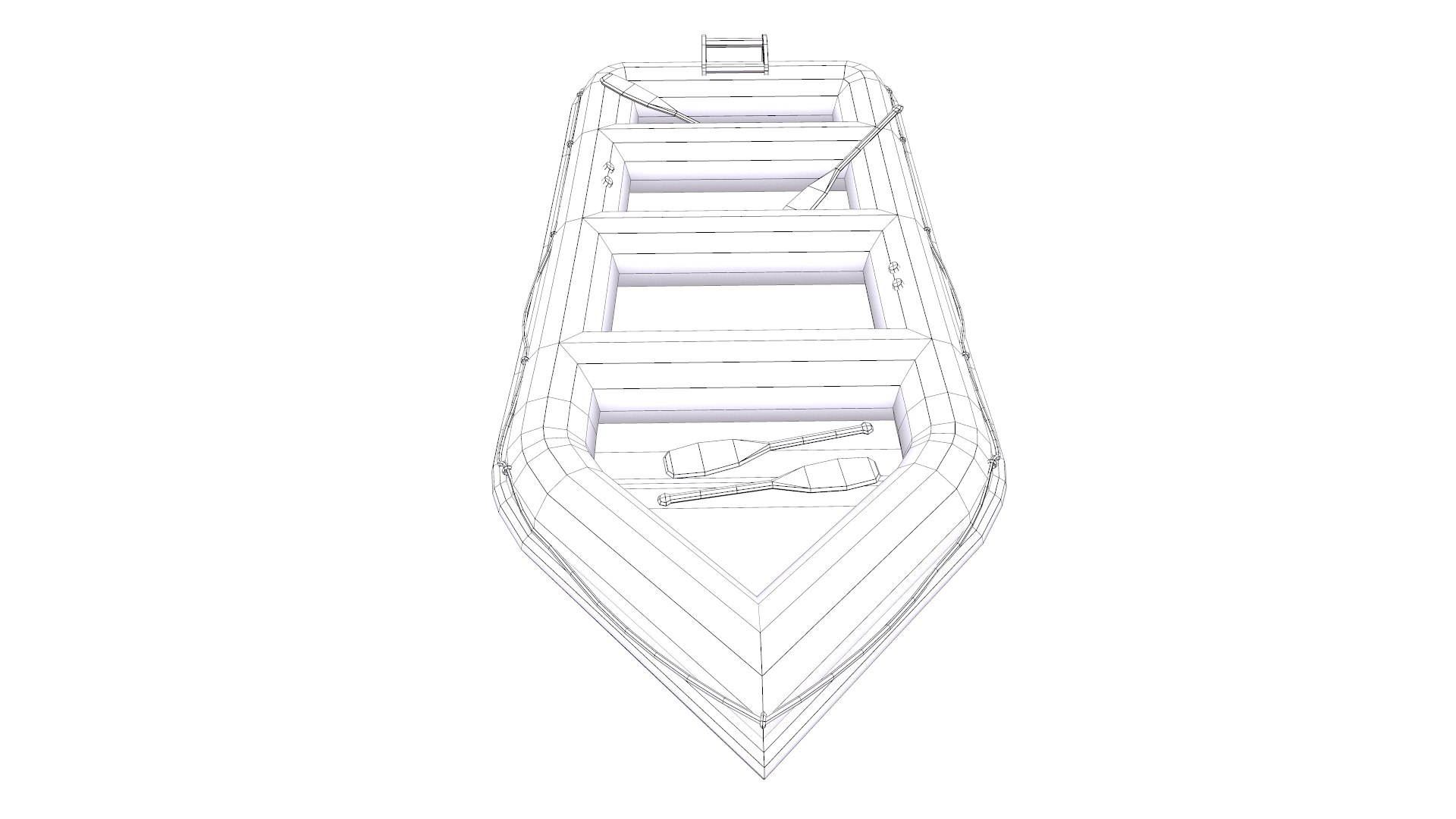 3D Rubber Boat Low-poly PBR - TurboSquid 2050416