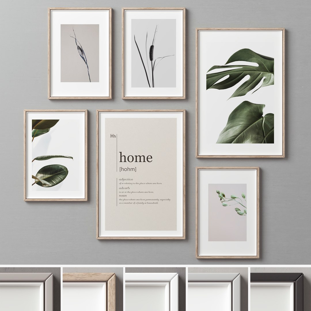 Picture Frames Model - TurboSquid 1700922
