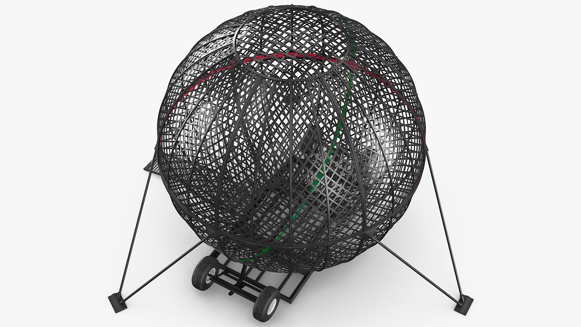 Stunt Motorcycle Globe Cage Steel Model - TurboSquid 2471060