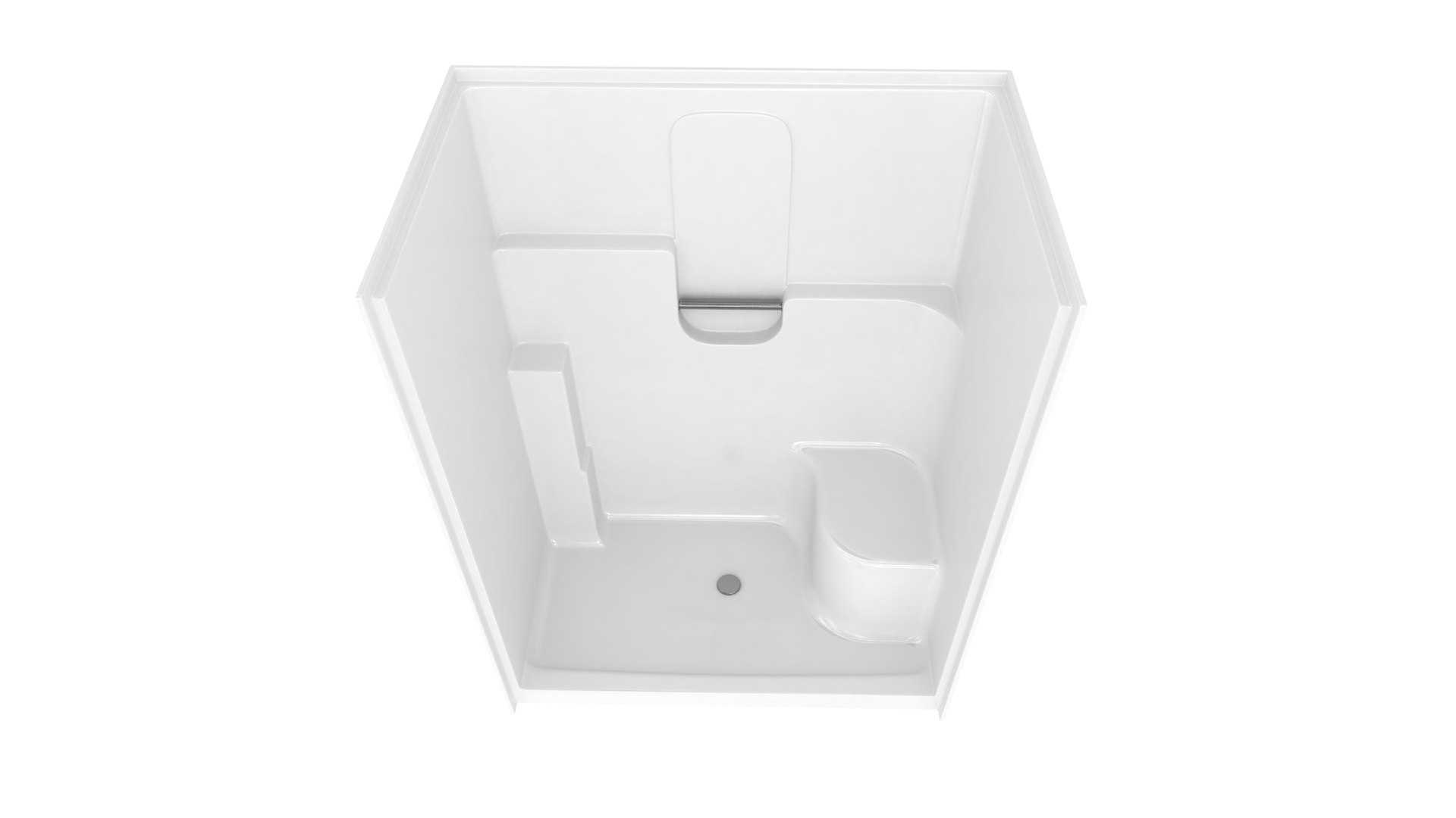 Oasis Lifestyle Shower White Vursa Gelcoat 3D Model - TurboSquid 2470917