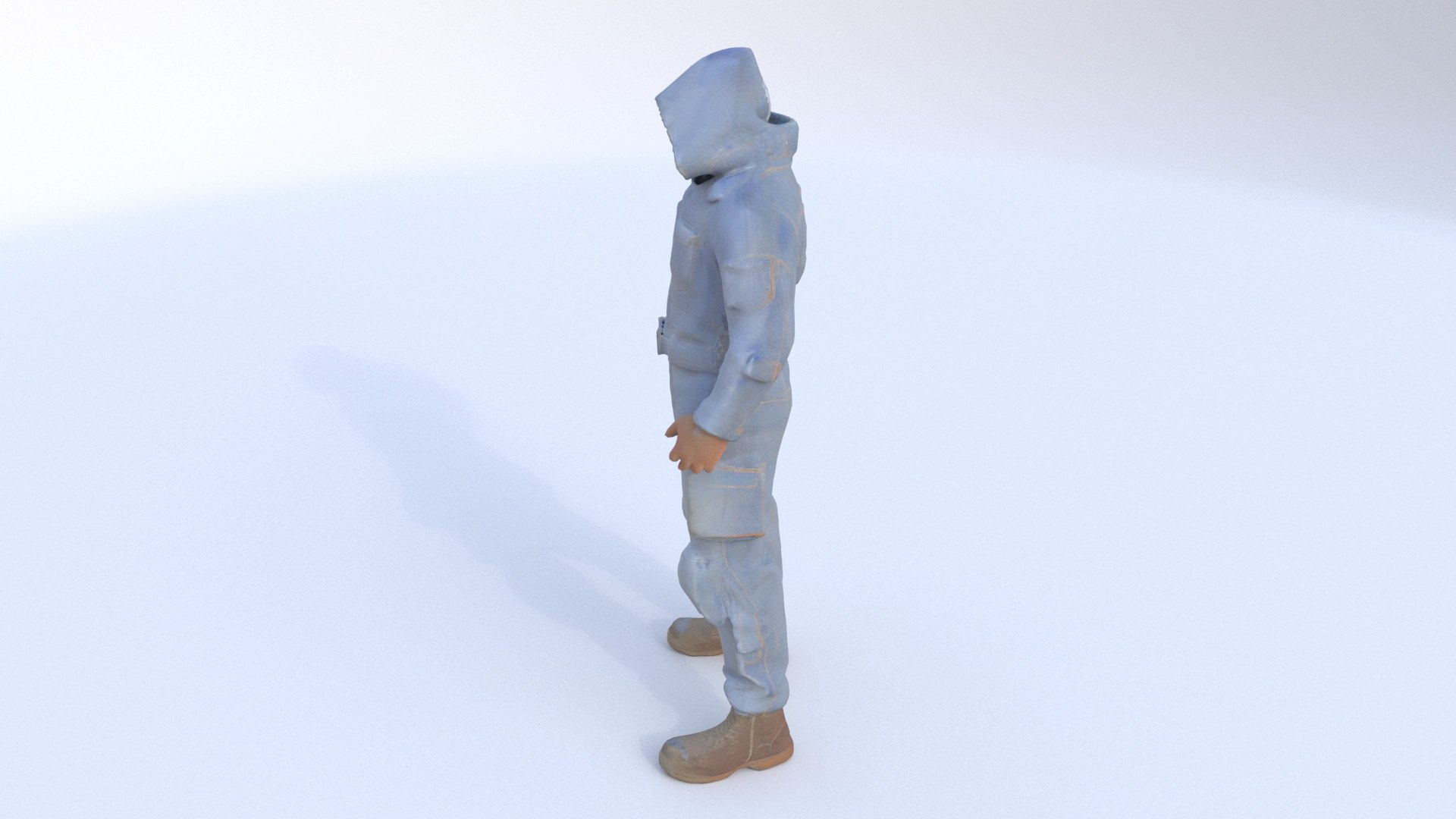 3D Overalls Worker Outfit - TurboSquid 2330496