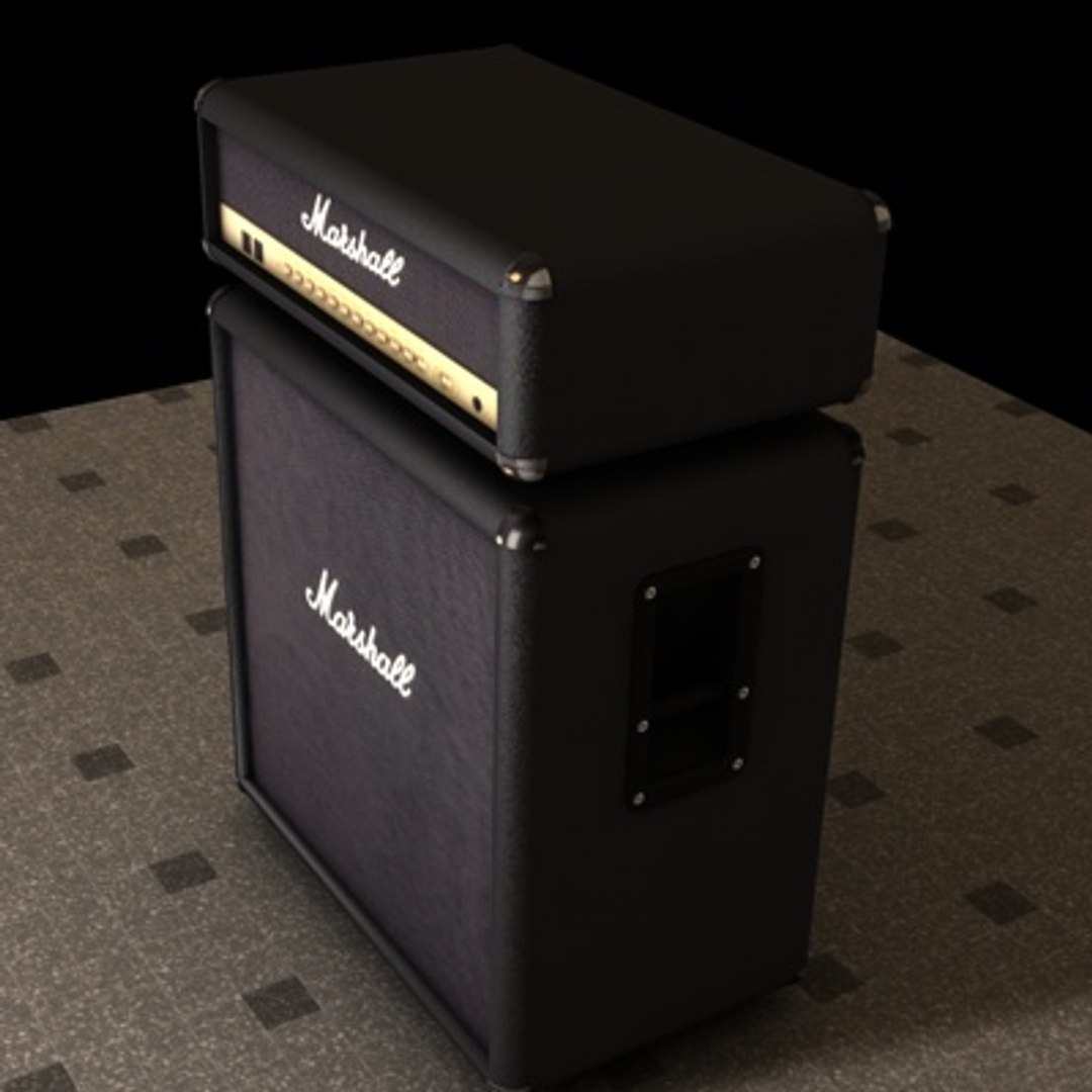 marshall speaker 3d model