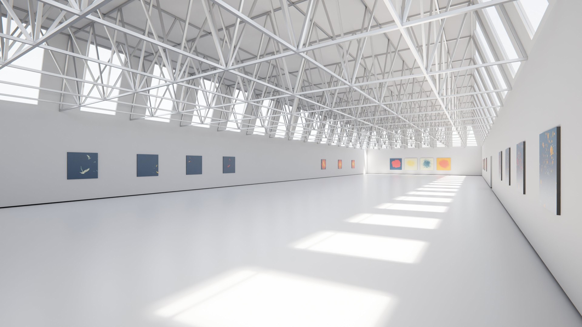 3D Art Museum Gallery Interior 42 - TurboSquid 2071572