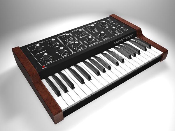 synthesizer synth 3d model
