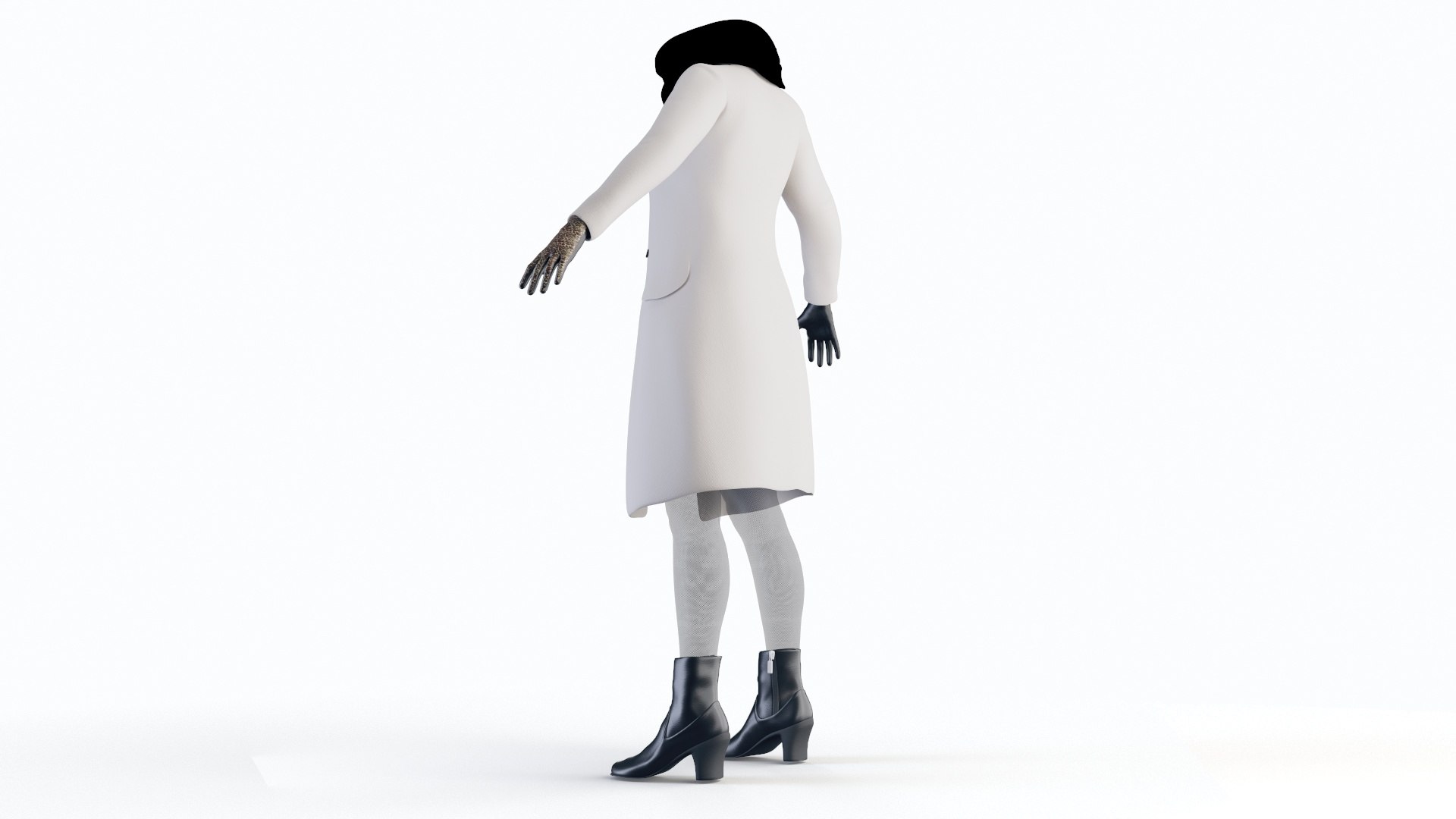 3D Winter Clothing For Female Model - TurboSquid 2177678