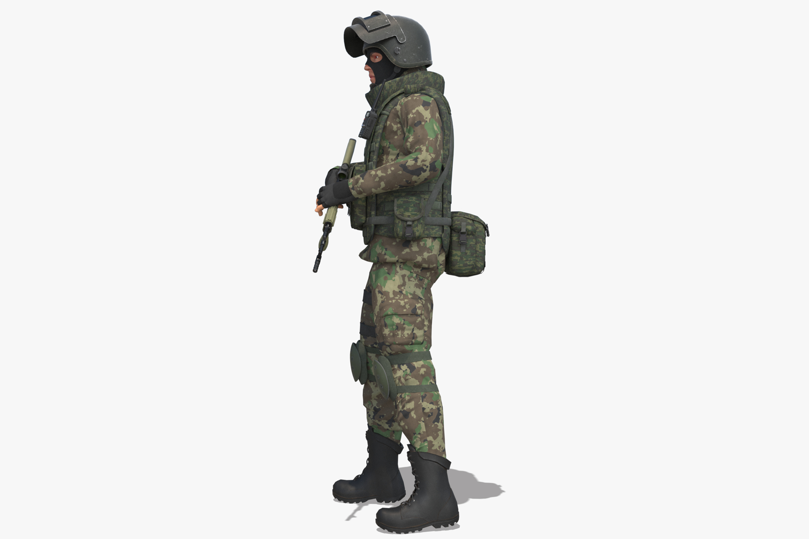 Military male russian soldier 3D model - TurboSquid 1302193