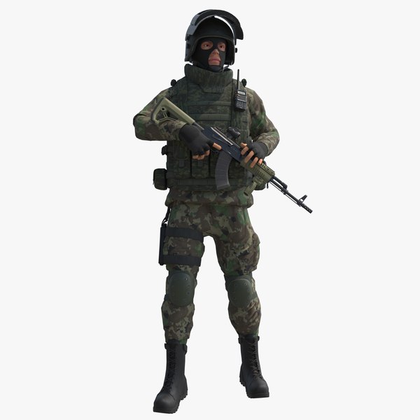 Military male russian soldier 3D model - TurboSquid 1302193