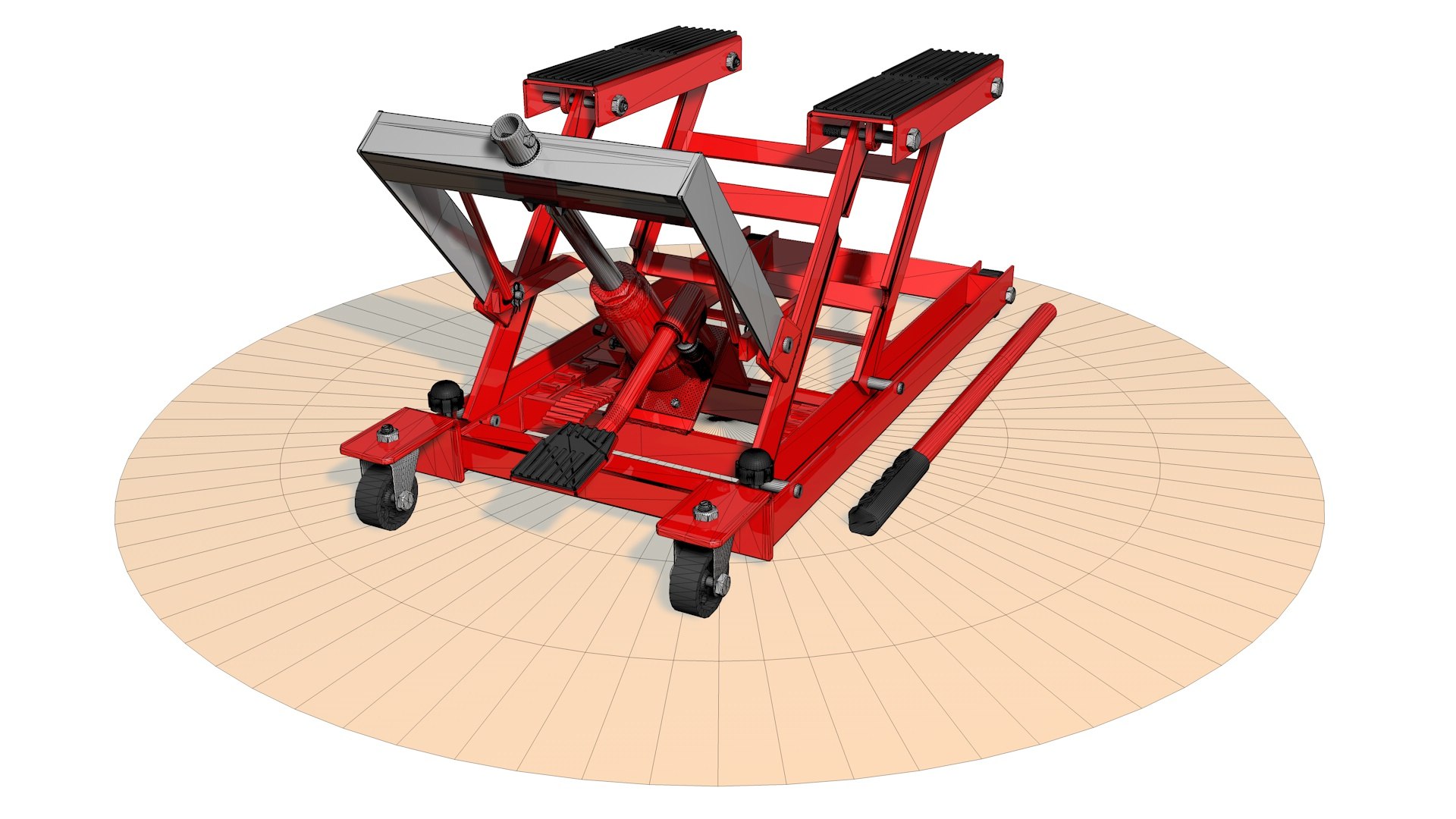 3D lift elevator jack model - TurboSquid 1606264