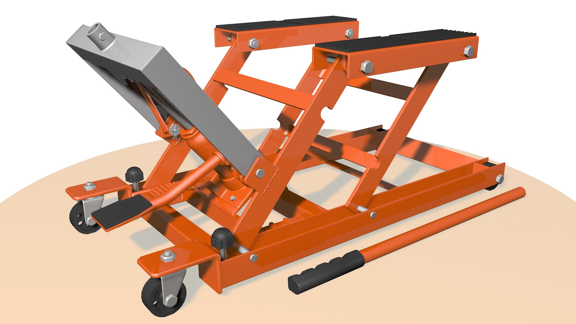 3D lift elevator jack model - TurboSquid 1606264