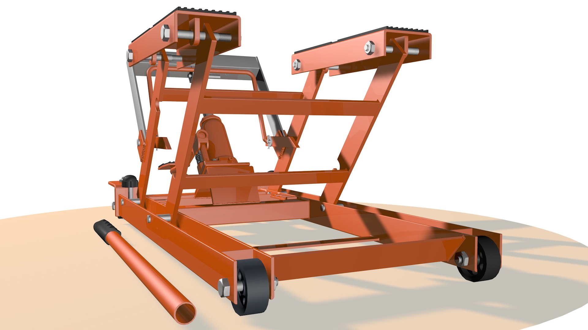 3D lift elevator jack model - TurboSquid 1606264